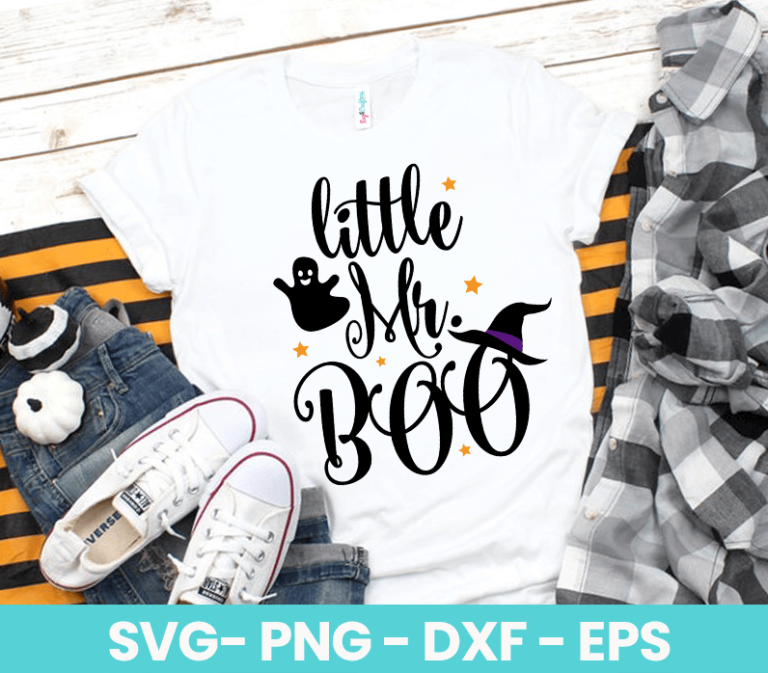 Little Mr Boo SVG - SvgForCrafters | Free & Premium SVG Cut Files