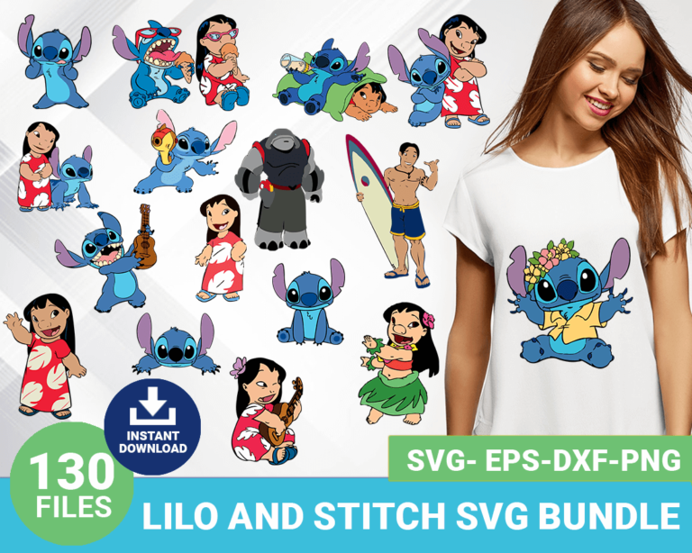 Lilo and Stitch Bundle SVG - SvgForCrafters | Free & Premium SVG Cut Files