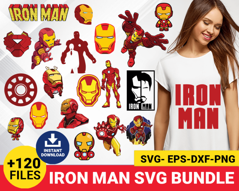 Iron Man Bundle SVG - SvgForCrafters | Free & Premium SVG Cut Files