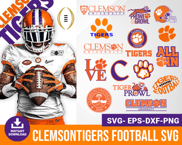 ClemsonTigers Bundle SVG - SvgForCrafters | Free & Premium SVG Cut Files