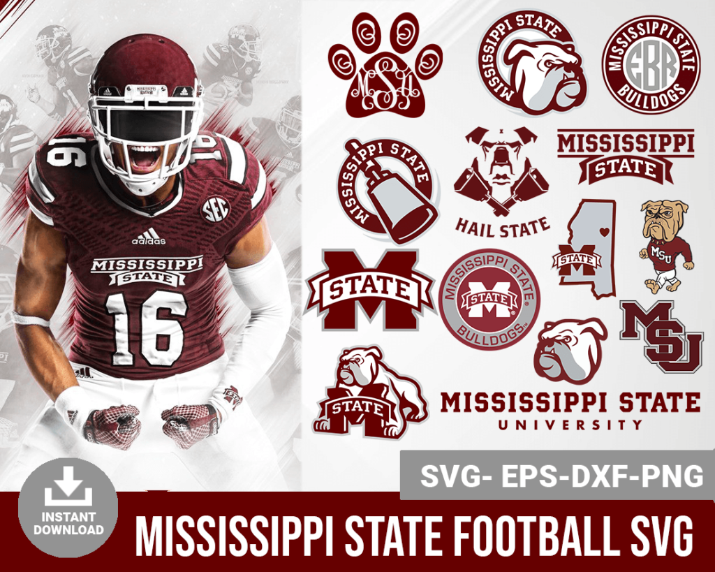 Mississippi State Bulldogs Bundle SVG - SvgForCrafters | Free & Premium ...