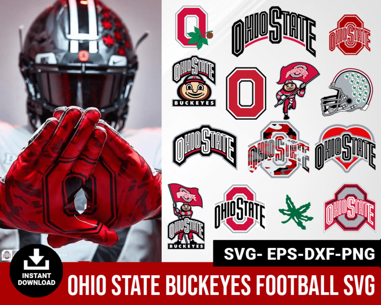 Ohio State Buckeyes Bundle SVG - SvgForCrafters | Free & Premium SVG ...